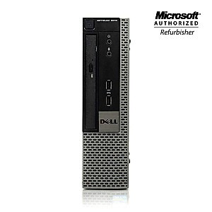 Dell 9010 USFF Desktop Business PC - Intel Quad Core i5 3470s 2.90 GHz 8GB DDR3 RAM, 500GB, Display Port, USB 3.0, VGA, Keyboard, Mouse, WiFi Adapter, Windows 10 Home (Renewed)