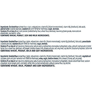 Keebler Sandwich Crackers, Single Serve Snack Crackers, Lunch Snacks, Variety Pack (45 Packs)