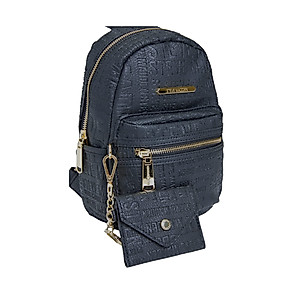 Steve Madden Bailey Logo Small Backpack Black One Size