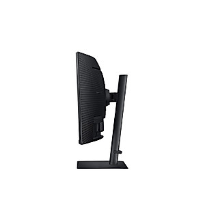 SAMSUNG 34 inch S65UA Ultra WQHD (3440x1440) Curved Monitor, 100Hz, HDR10, HDMI, DP, LAN, 90W USB-C Charging, Tilt/Swivel/Pivot Stand (LS34A650UXNXGO)