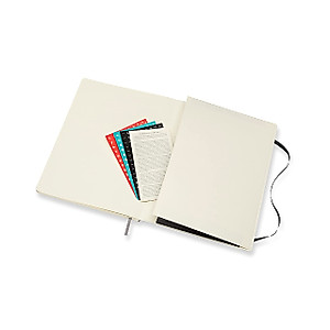 Moleskine Classic 18 Month 2021-2022 Weekly Planner, Soft Cover, XL (7.5" x 9.75"), Black