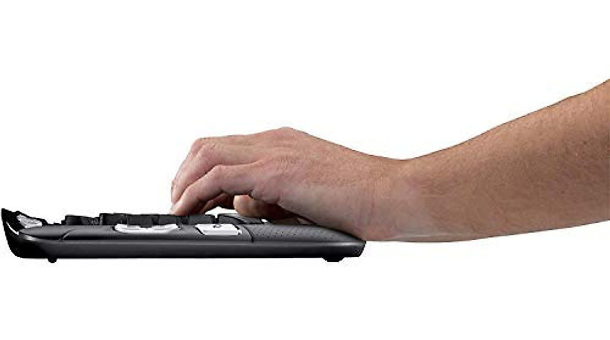 Logitech MK550 Wireless Wave Keyboard and Mouse Combo | Ergonomic ...