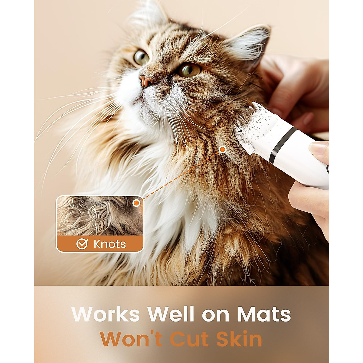 oneisall 2 Speed Paw Trimmer with 3 Blades, Rechargeable Cordless Cat Paw Trimmer Pet Paw Trimmer, Low Noise Cat Hair Trimmer for Dog Cat Pet's Hair Around Paws, Eyes, Ears, Face, Rump