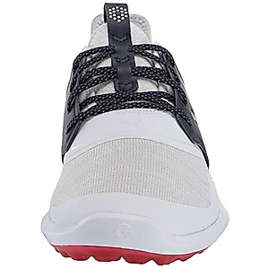 Puma Golf Men's Ignite Nxt Lace Golf Shoe, Puma White-Puma Silver-Peacoat, 9 M US