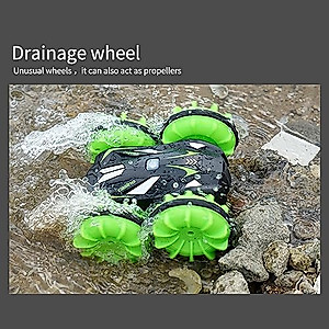 Cheers.US Remote Control Car Cars 4WD Double Sided Rotating Stunt Car Flips Boy Toy Cars High Speed Off Road aterproof RC Crawler Truck Toy for Birthday Holiday