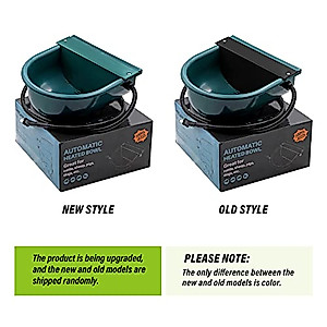 MINYULUA Automatic Heated Dog Water Bowl Large Capacity Livestock Waterer Outdoor Pet Thermal-Bowl Drinking Bowl for Dogs Horse Cattle Cow Goat Pig Animal