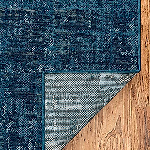 Rugs.com Valencia Collection Area Rug – 5' x 8' Orange Low Rug Perfect for Bedrooms, Dining Rooms, Living Rooms