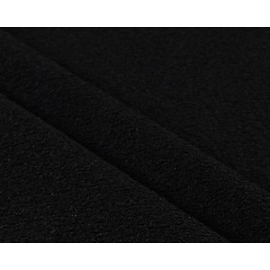 Generic Durable Chenille Boucle Upholstery Fabric by The Yard for Chair Sofa Couch Bench Armchair bar stools (Black, 1 Yard (55"" x 36""))