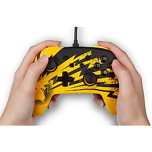 PowerA Pokemon Enhanced Wired Controller for Nintendo Switch - Pikachu Lightning - Nintendo Switch