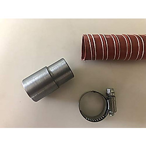 GenExhaust Universal Generator 1" Silicone tubing Exhaust Extension 3 Foot Length.