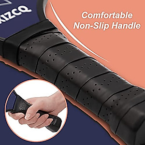 YDXIZCQ Pickleball Paddles,Fiberglass Surface Pickleball Paddles Set of 4,5 Orange Indoor Balls,4 Yellow Outdoor Balls,4 Replacement Soft Grips,1 Carrying Bag,Pickleball Paddle Gifts for Men Women