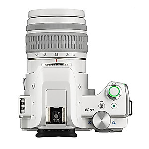 Pentax K-S1 SLR Lens Kit with DA L 18-55 mm Lens (White)