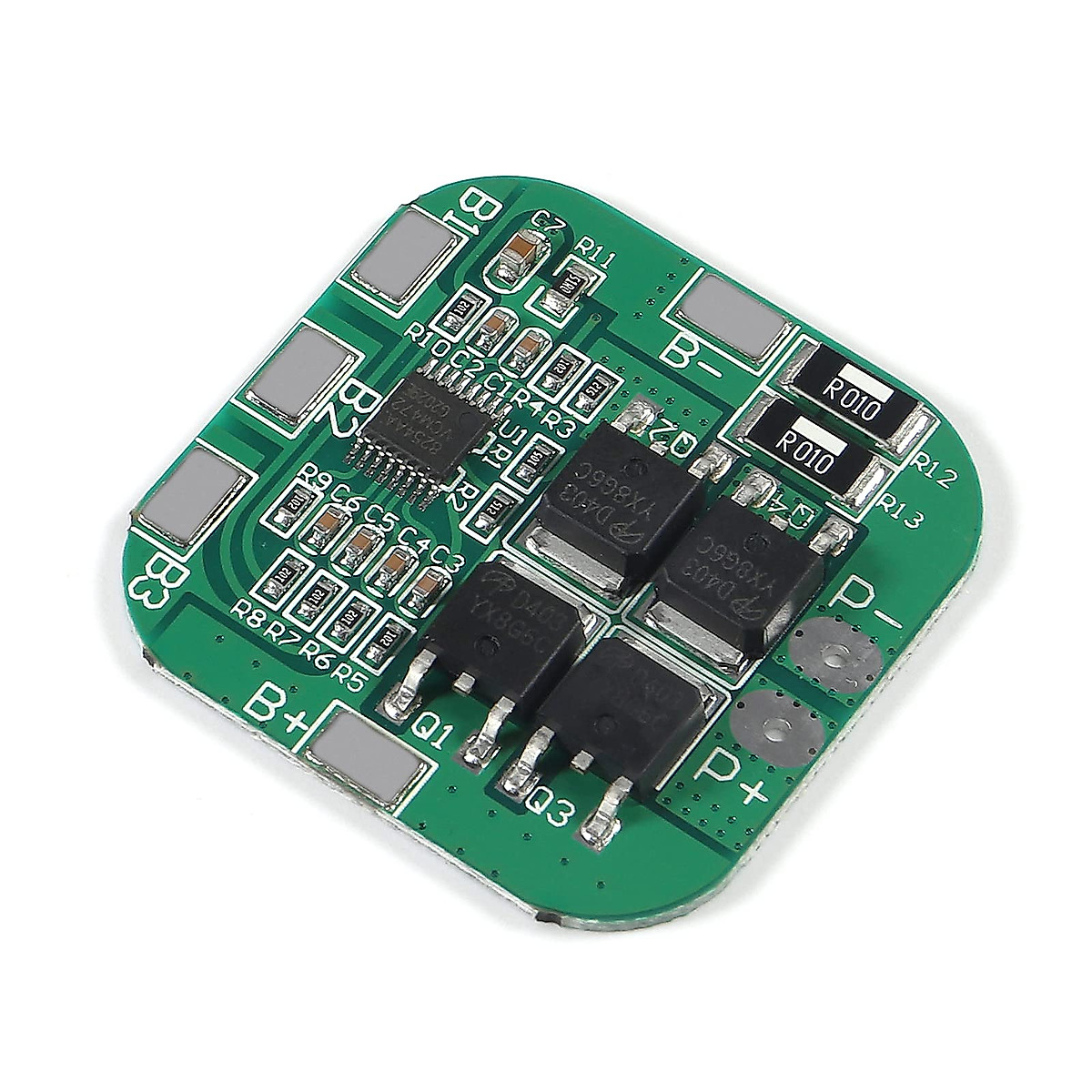MELIFE 4PCS 4S 20A 14.8V Lithium for 18650 Battery BMS PCM Protection PCB Board Module 16.8V with Overcharge Over Discharge Short Circuit Protection