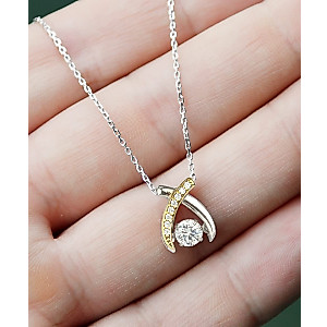 To My Badass Daughter Necklace From Mom, Birthday Gifts for Teen Girls, Father Daughter Necklace, Jewelry for Daughter, Daughter Birthday Pendant, Graduation Wishbone Necklace