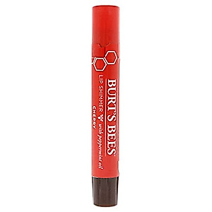 Burt's Bees 100% Natural Moisturizing Lip Shimmer, Cherry - 1 Tube