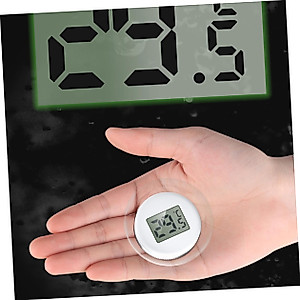 BESPORTBLE 1pc Digital Thermometer for Fish Tank Digital Fish Tank Thermometer Digital Pond Thermometer Submersible Thermometer Terrarium Temperature Monitor White Glass Aquarium