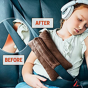 GNEGNI Seat Belt Pillow for Kids, Car Seat Travel Pillow to Protect Head Neck and Shoulder, Patient Care Surgery Recovery Support Cushion Pad, Seat Belt Cushions Pads Protectors for Child Adults