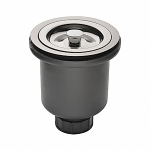 Kraus BST-1 Stainless Steel Basket Strainer, 5" x 5" x 5"