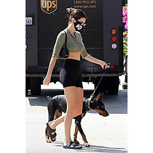 ATHVOTAR Spandex Biker Yoga Shorts Women, 3'' / 5'' / 10'' High Waisted Booty Workout Shorts(3" Black,M)