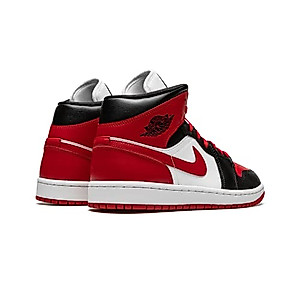 Jordan Womens Air 1 Mid BQ6472 079 Bred Toe - Size 6W