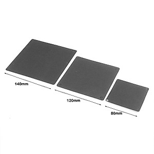 RuiLing 5-Pack PVC Computer Fan Dust Filter Net Dustproof Cover Guard Black PC Cooler Fan Mesh Case 14cm