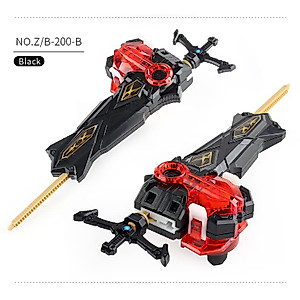 2 Piece bey Battling Burst Gyros Tops B-201 Zest Achilles B-193 Ultimate Valkyrie 1 Two-Way Launchers Set,Combat Battling Game Bayblade pro Series Set for Kids Children Birthday Party Idea