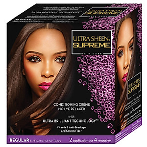 Ultra Sheen Supreme Relaxer Kit Regular (Pack of 6)