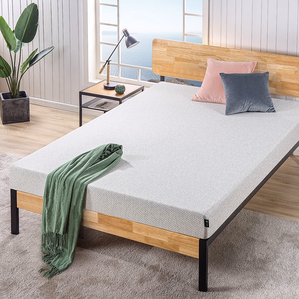 ZINUS 6 Inch Ultima Memory Foam Mattress, Full, Fiberglass Free, Pressure Relieving, CertiPUR-US Certified, Mattress in A Box, White