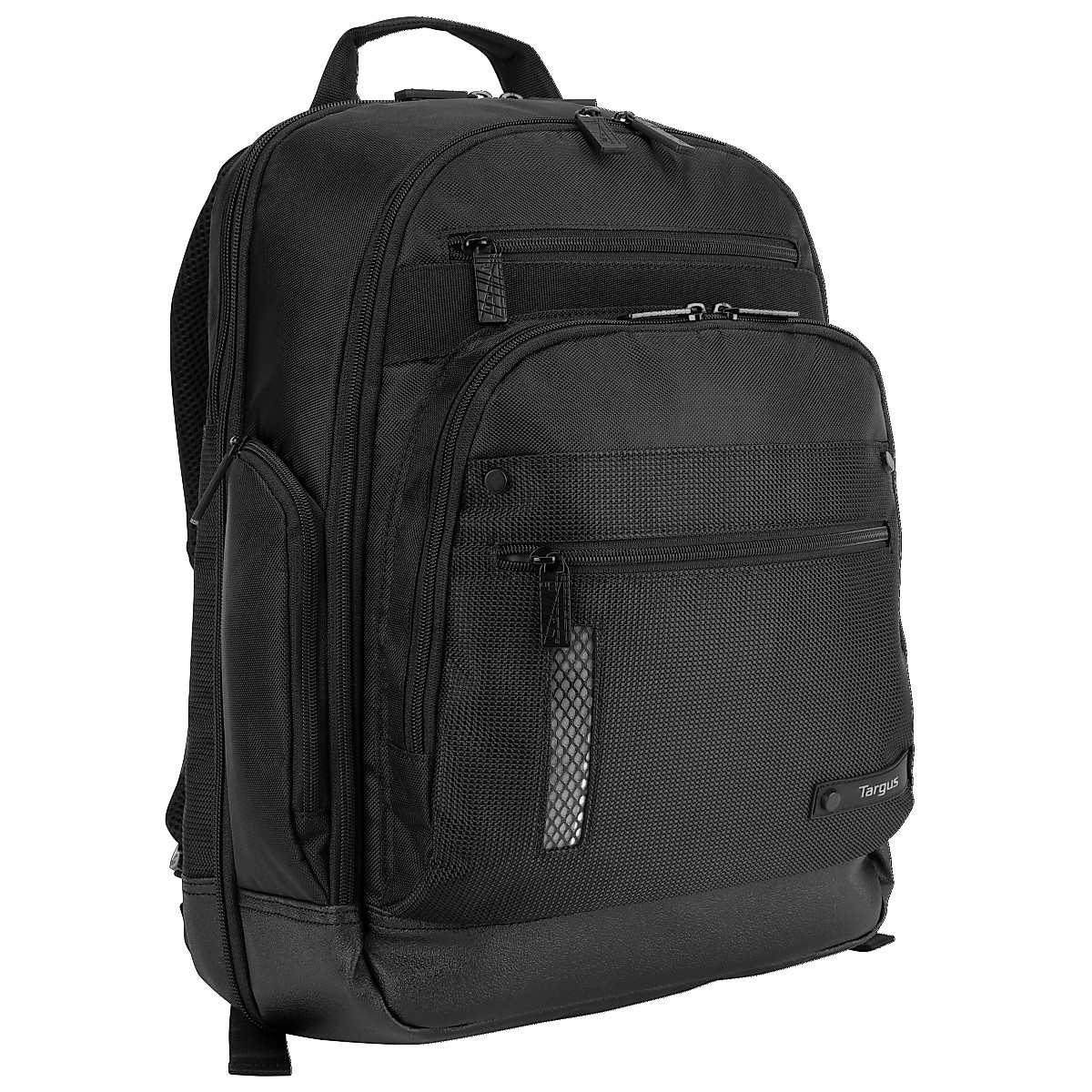 Targus Revolution Travel and Checkpoint-Friendly Laptop Backpack with Protective Sleeve for 14-Inch Laptop and Felted Phone Pocket, Black (TEB012US)