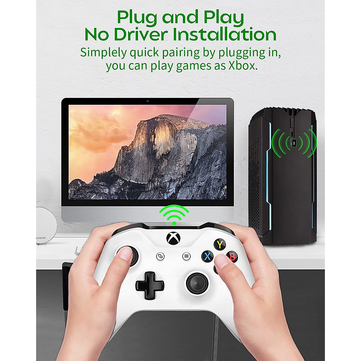 AOLION Controller Adapter Compatible with Xbox One Controller, Elite Series, Xbox One X, Xbox One S Controller