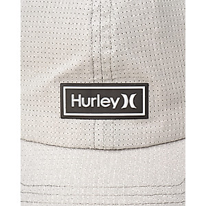 Hurley Men's Baseball Cap - Compact One & Only Snap Back Hat, Size One Size, Wolf Grey