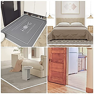 Floor Transition Strip, Self Adhesive Laminate Floor Cover Strips, 1.57" Flat Vinyl Flooring Transitions Strip for Tile, Wood, Laminate Joins Gap, Elegant Wood Grain (6.6FT, White)