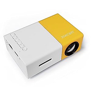Portable Mini projectors LED Micro Projector 1080P Home Party Meeting Theater Projector（Newest Upgraded Version ）