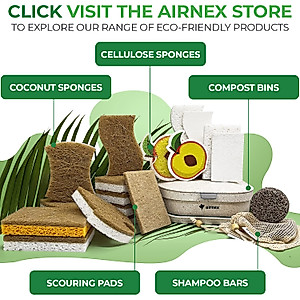 AIRNEX Bamboo Sink Drying Rack, Roll Up Dish Drying Rack Over The Sink Kitchen, Wooden Over The Sink Drying Rack for Kitchen Sink, Roll Out Sink Drainers, Kitchen Sink Accessories (17 x 12 in)