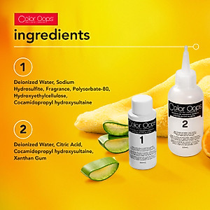 Color Oops Extra Strength Hair Color Remover, 1 Application, Hair Dye Remover Processes in 20 Minutes, Safely Removes Permanent & Semi-Permanent Dye, Ammonia & Bleach Free