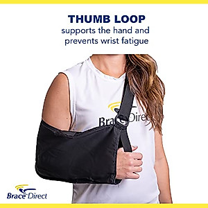 Brace Direct Arm Sling- Immobilize Arm and Shoulder- Cast Support, Post Surgery, Arm, Wrist & Hand Injury, Fractures, Sprains & Strains- Left or Right Arm