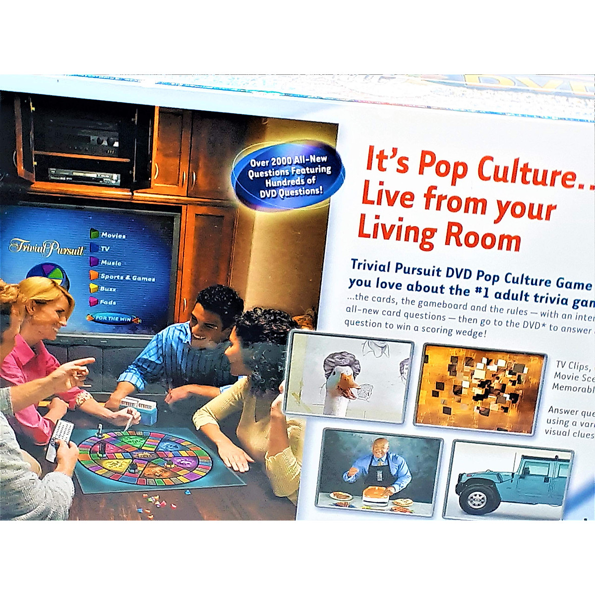 Trivial Pursuit Pop Culture DVD Trivia Game
