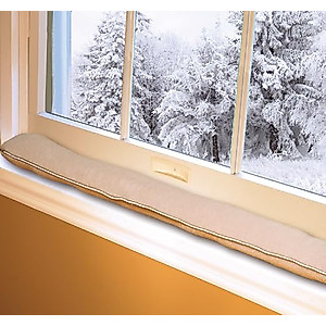 Frost King Door or Window Draft Stop Cloth Seal, 36-inches, Decorative Gold