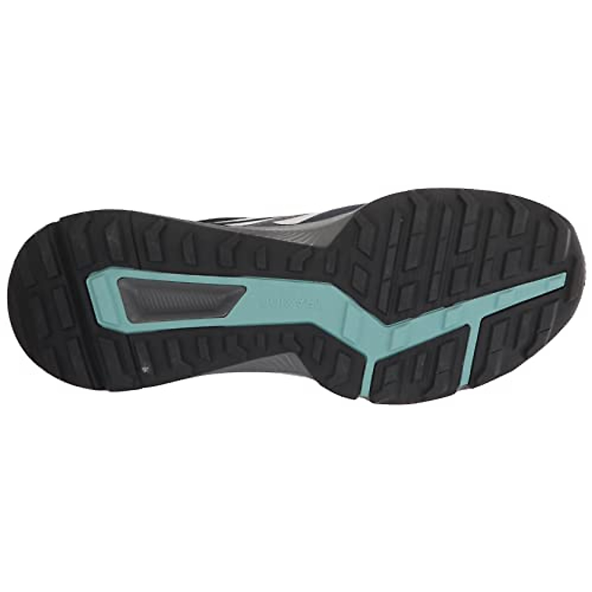 adidas Women's Terrex Soulstride Trail Running Shoes, Black/Crystal White/Mint Ton, 8.5