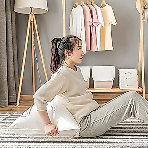 RNUQAW Vacuum Bag for Clothes Storage Bags Compressed Organizer Travel Space Saving Bag