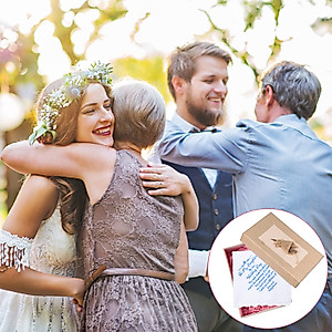 Tegeme Brides Handkerchief Wedding Handkerchief for Daughter Wedding Gift Keepsake Hankie and Angel Blue Bride Handkerchief (Elegant Style)