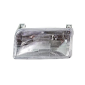 TYC Left Headlight Assembly Compatible with 1992-1996 Ford Bronco