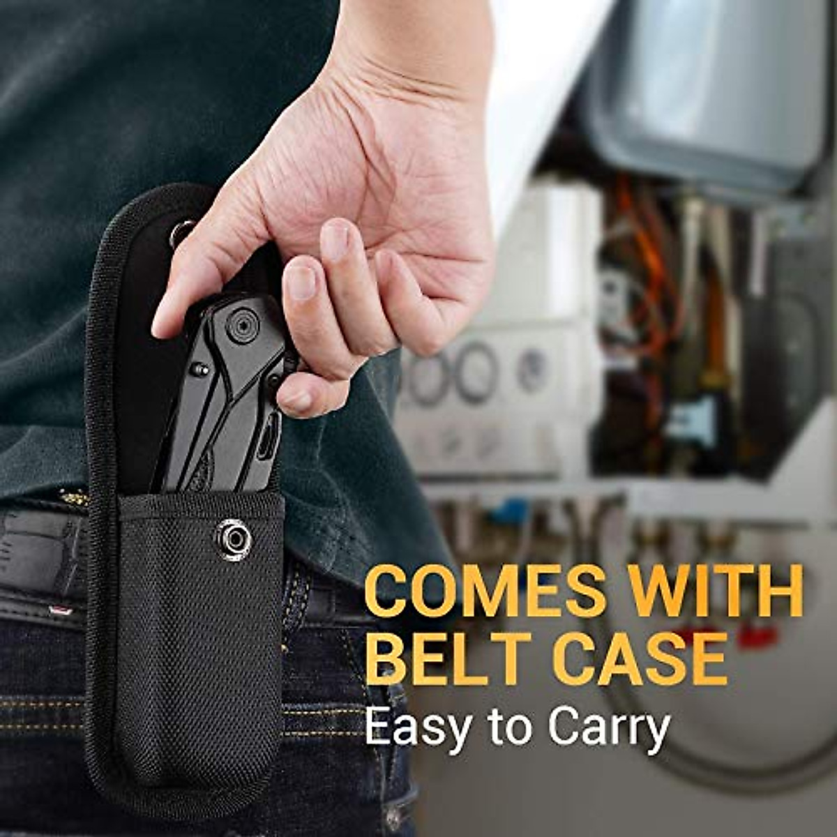 Father’s Day Gifts for Dad Men from Daughter Son, 16-in-1 Multitool Knife Plier Camping Accessories Pocket Multi Tools, Cool Gadgets Birthday for Him Husband Wife Who Have Everything Wants Nothing