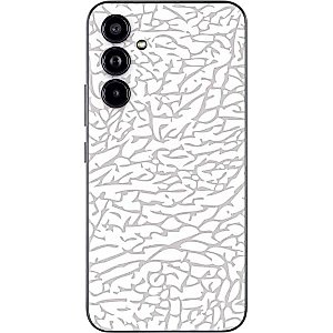 Skinit Phone Decal Skin Compatible with Samsung Galaxy A54 5G - Officially Licensed Skinit Originally Designed Elephant Print White Design