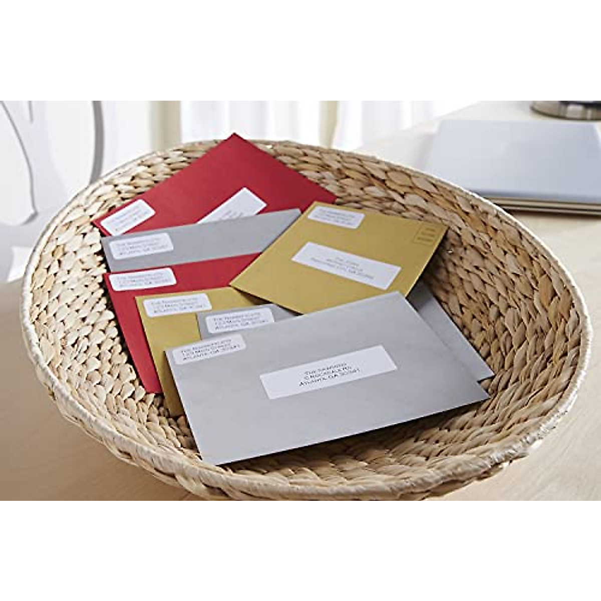 Dymo 30330 Labelwriter Return Address Labels, 3/4 X 2, White, 500 Labels/Roll