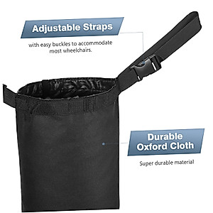 Hemoton Oxygen Cylinder Pannier Bag Storage Bag Buggy Bag Wheelchair Medical Oxygen Backpack Buckle Oxygen Tank Pouch Oxygen Tank Carrier Oxygen Trolley Pouch Travel Walker Portable Fabric