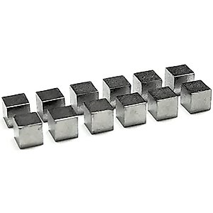 Pinewood Pro Derby Car Weights Tungsten Cubes 2oz Total Weight, Twelve Cubed Weights for Highest Speed to Make Fastest Pinewood Derby Car