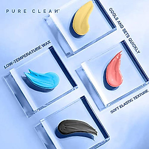 Wax Warmer, PURECLEAN Hair Removal Home Waxing Kit, Hard Wax Kit with 4 Formula Wax Beads for Body Women Men at Home Waxing