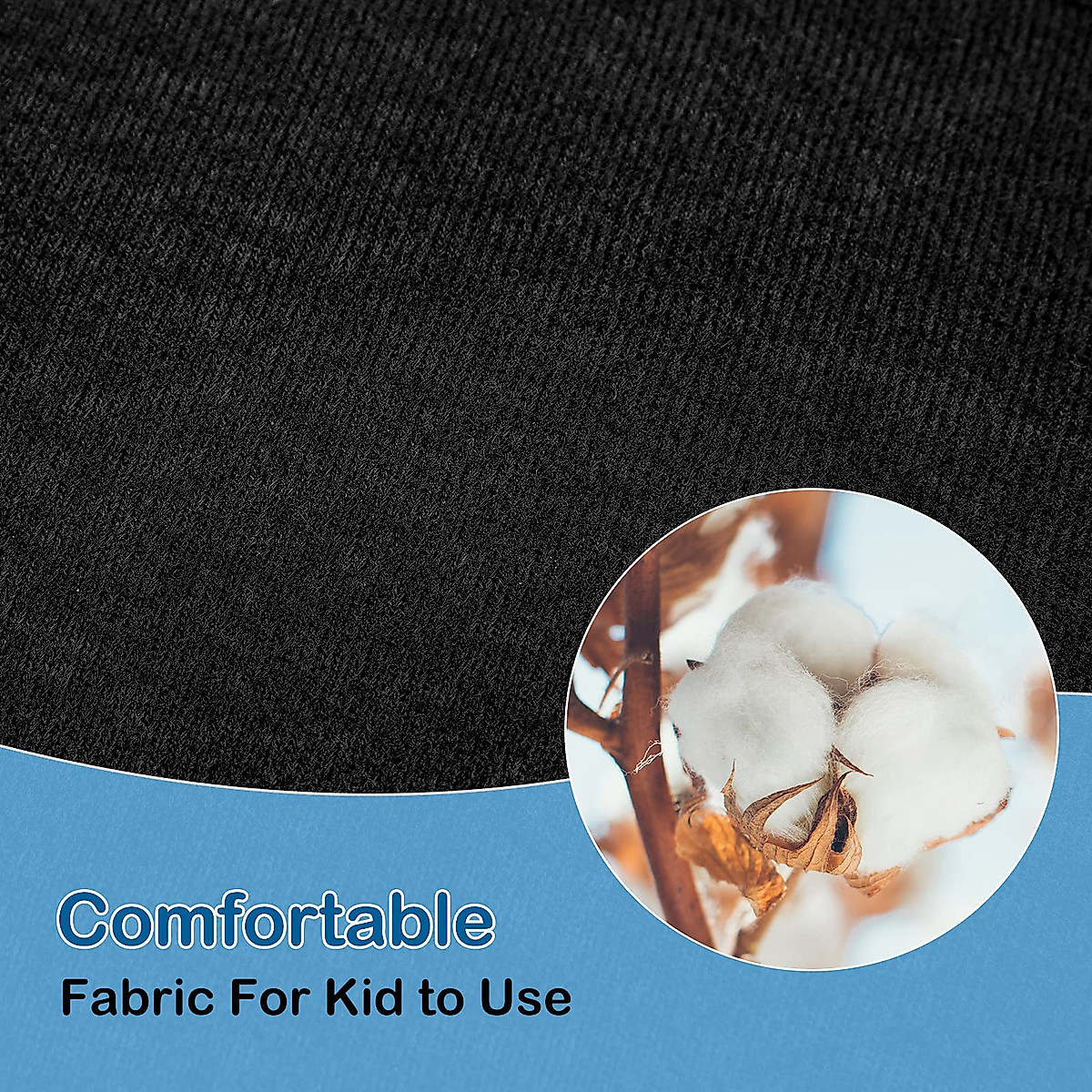 4 Pieces Baby Car Seat Belt Covers Soft Car Seat Straps Shoulder Pads for Kid Infant Stroller Strap Covers Seat Safety Belt Cushion Pads for Boy and Girl, Black