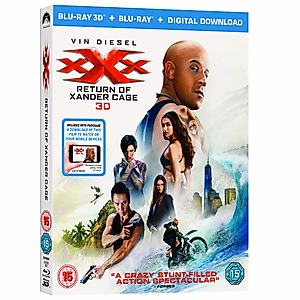 XXX: The Return Of Xander Cage (Blu-ray 3D + Blu-ray + Digital Download) [2017] [Region Free]